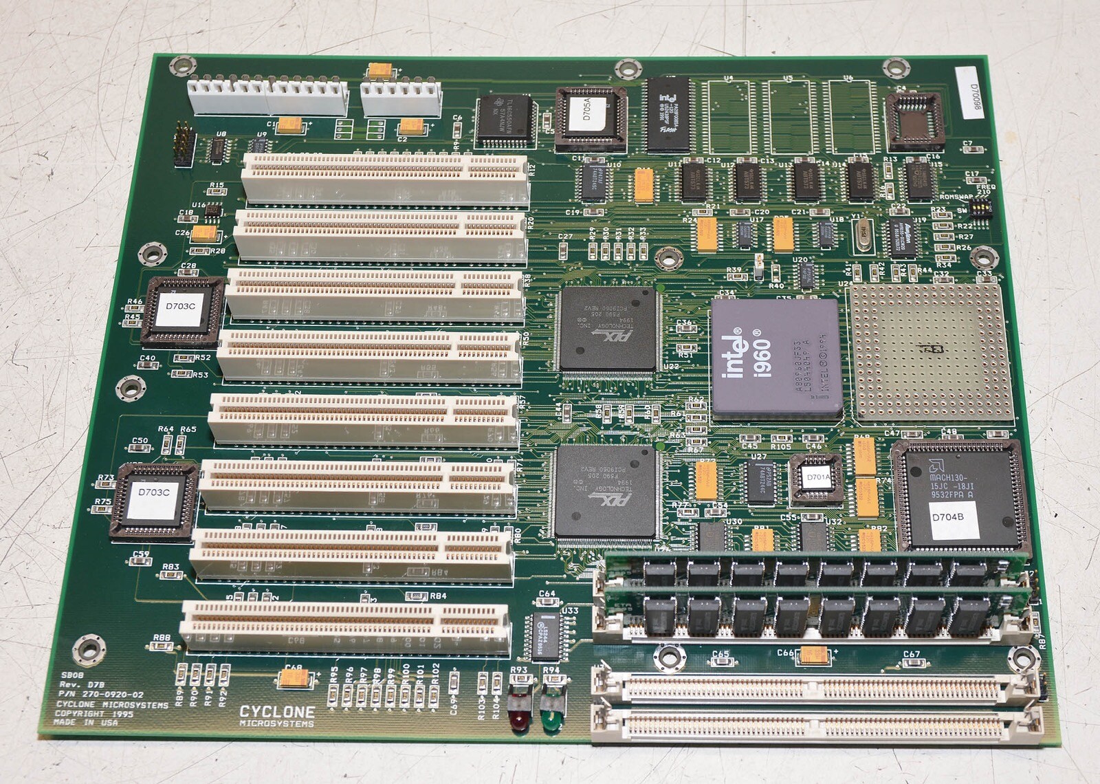Cyclone Microsystems SBOB 270-0920-02 i960 Evaluation Board | eBay