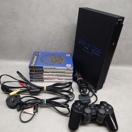 Sony PS2 Console Bundle With Controller, Cables & 5 Games | eBay UK