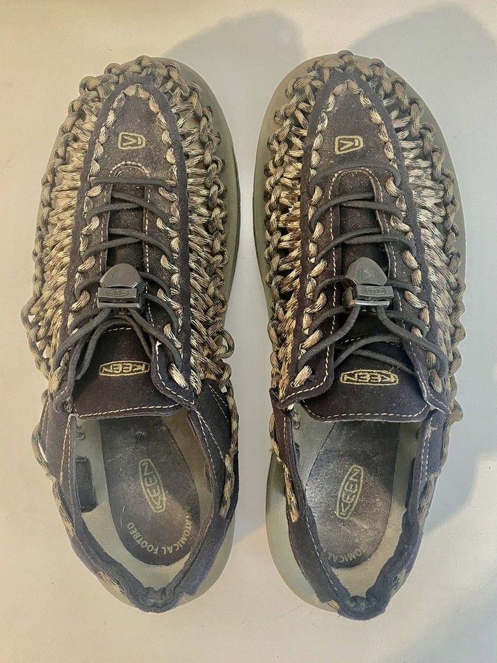 Keen Uneek Men’s Size 9 Tactical Sport Sandals Camo Paracord- Hiking ...