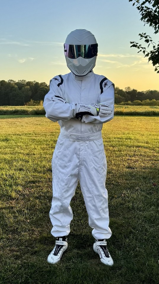 The Stig White Costume Kart Racing Suit replica Karting Gear All sizes ...