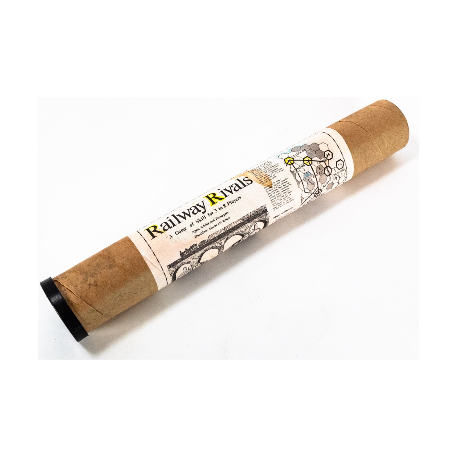 Rostherne Board Game Railway Rivals Collection #1 - 3 Maps w/Rules! VG+ ...