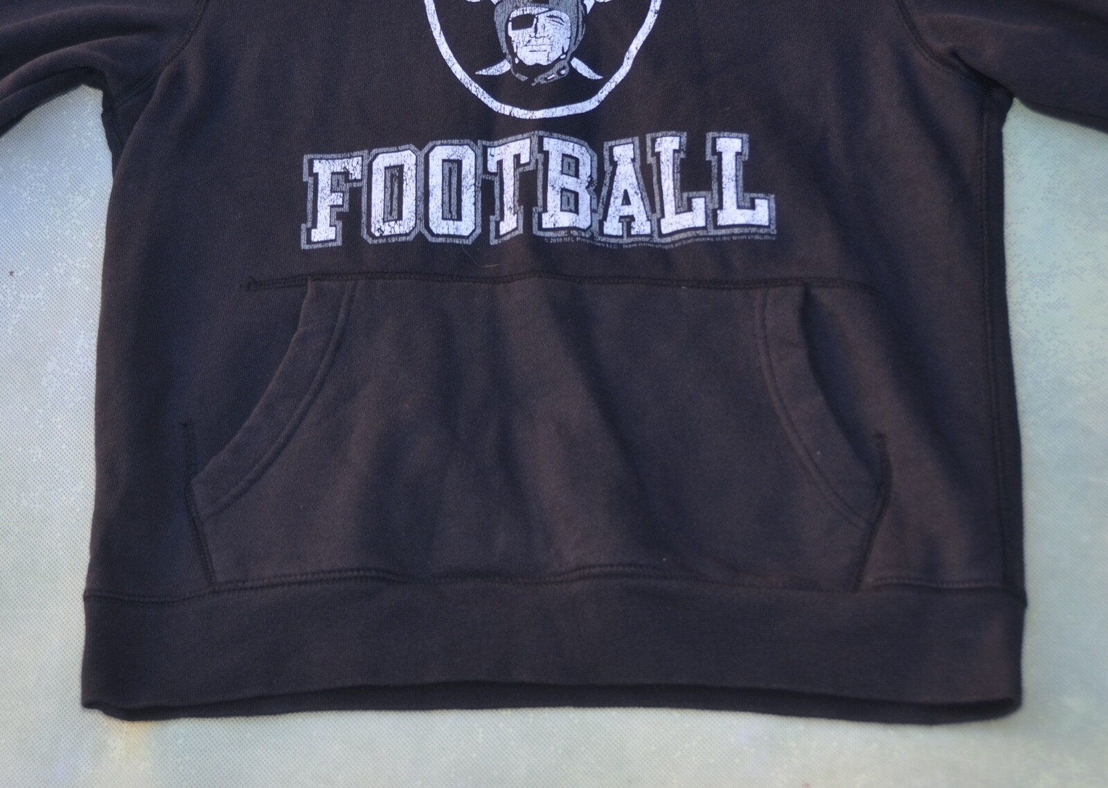 Vintage RARE Old Navy NFL Oakland Raiders Men's Hoodie Jacket Size ...