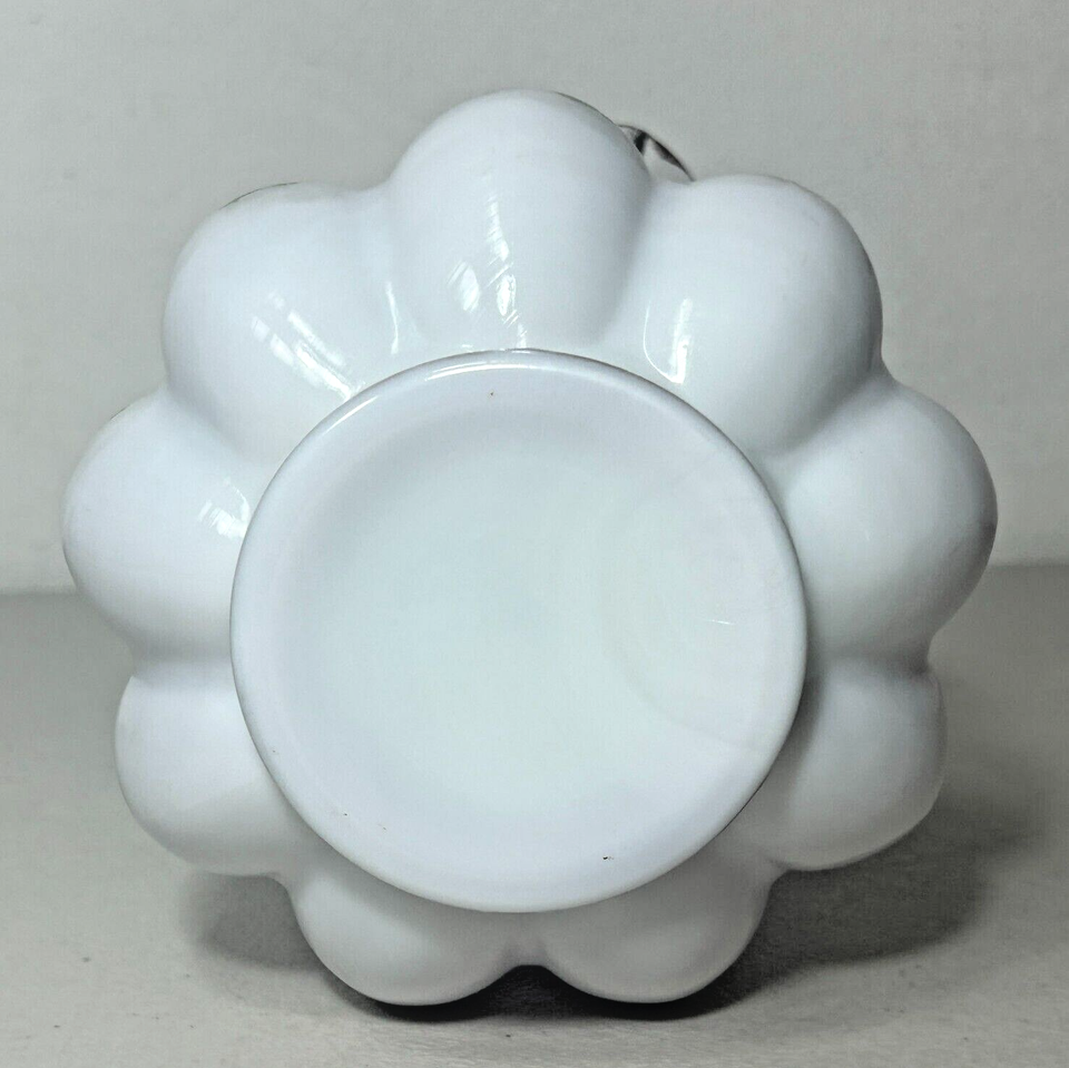 Fenton Charleton Peach Crest Melon Vase Pink Roses Gold Trim Hand ...