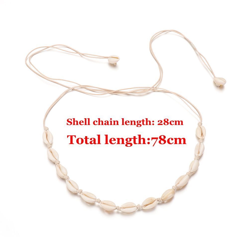 Fashion Summer Women Bib Choker Shell Necklace Handmade Beach Seashell ...
