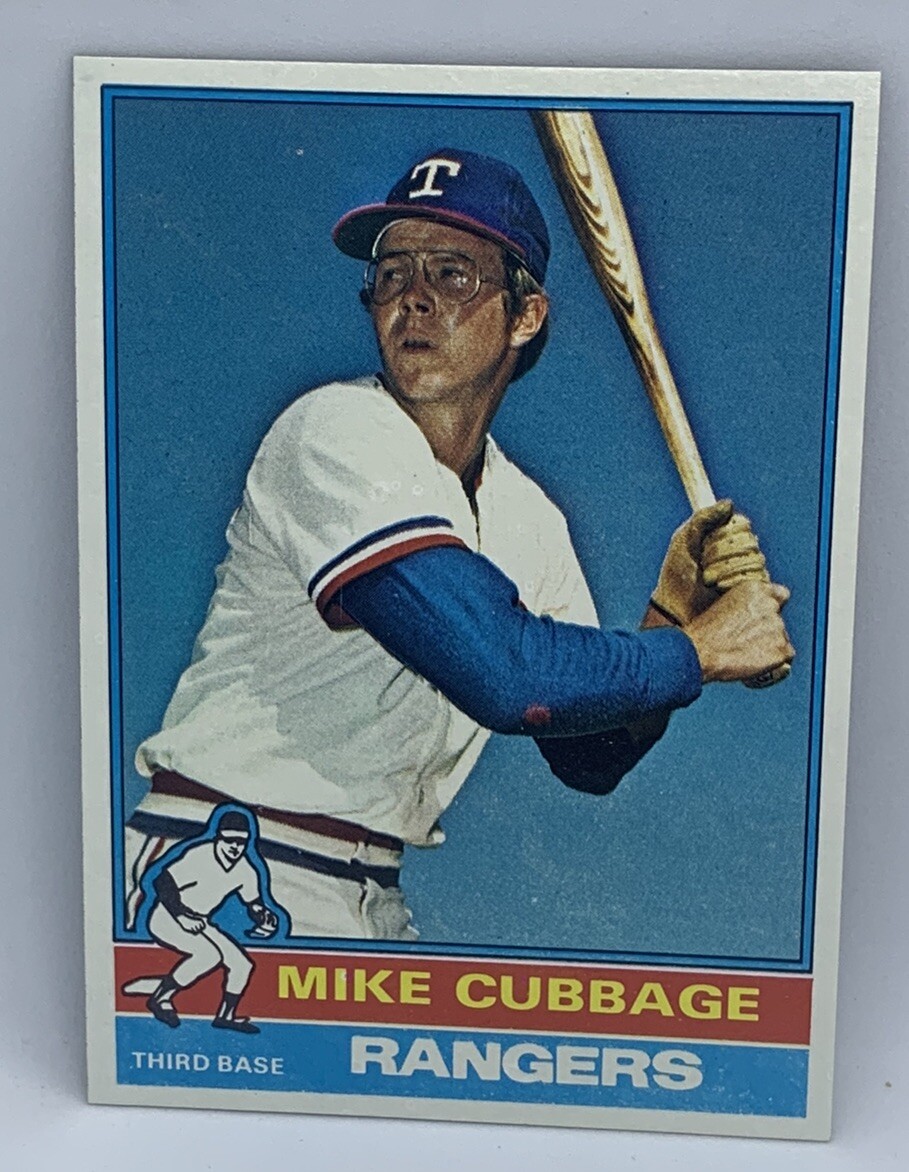 1976 Topps Baseball Mike Cubbage Rangers #615 High Grade NM/MT or ...