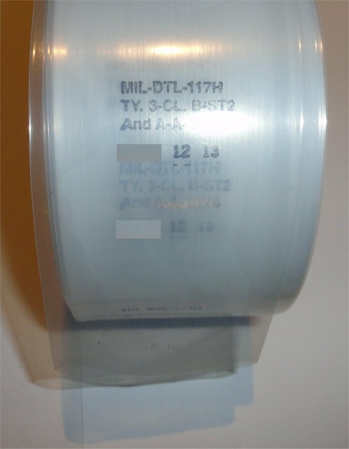 MIL-DTL-117 Type 3 Class B Style 2, Code 31, 3" Tube (10,20,30,40 ...