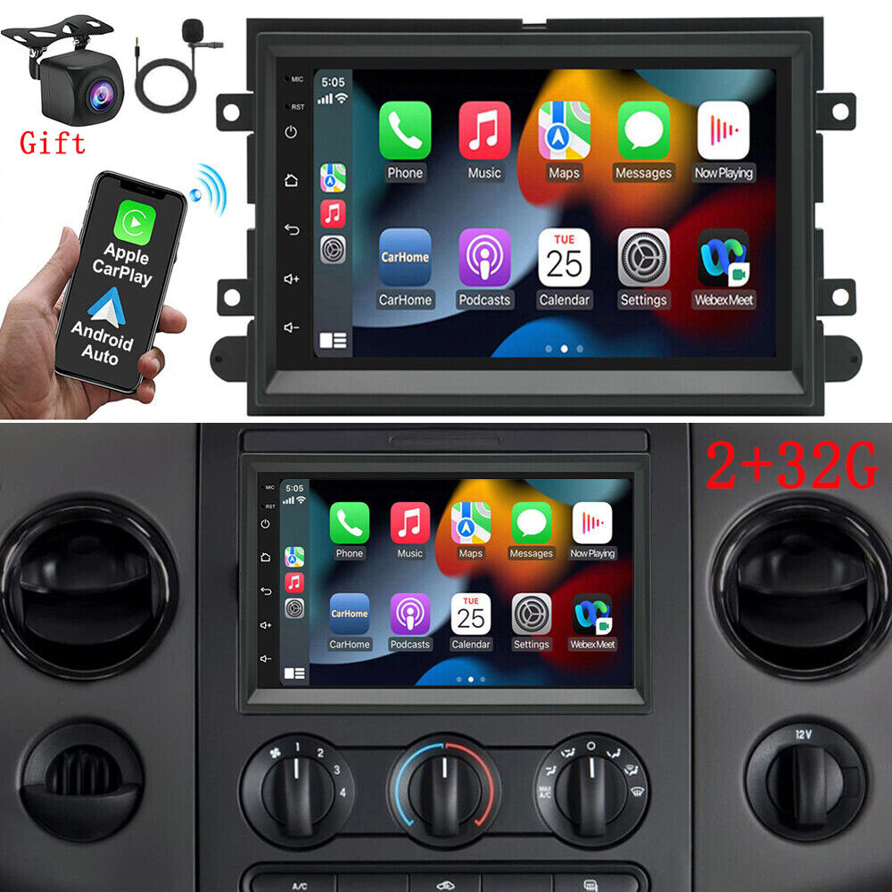 7'' Carplay For 2004-2014 FORD F150/250/350 Android 13 Car Stereo Radio ...