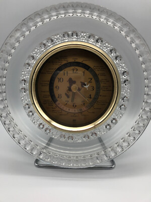 Hoya Japan Vintage World Desk Top Clock With Airplane Second Hand ...