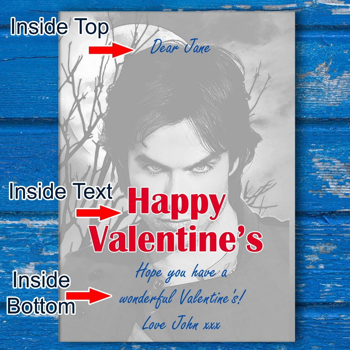 Vampire Diaries Valentines Day Cards