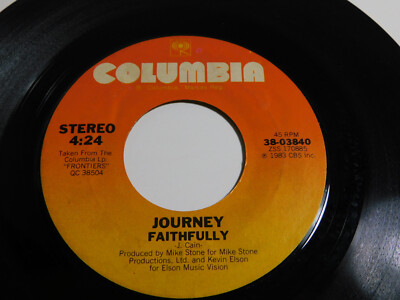 Journey – Faithfully 1983 7" Single 38-03840 | eBay