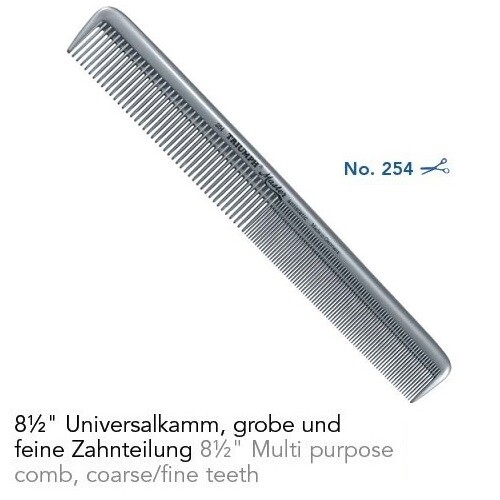 Hercules Sägemann Triumph Master 95/254 Universal Comb Silver Gray 8 1/ ...
