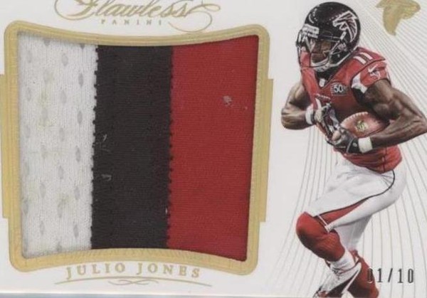 2015 Panini Flawless - Patches Gold #P-JJ Julio Jones /10 (MEM) for ...