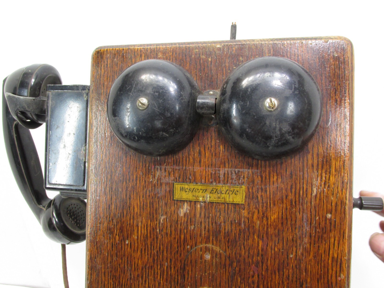 Antique Western Electric Telephone - working generator & bells ! | eBay