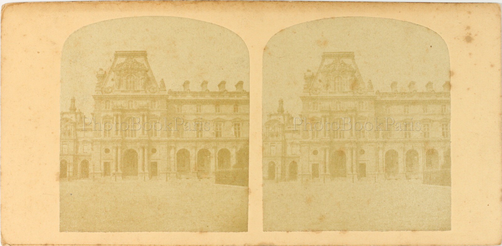 France Paris The Pavilion of / Louvre, Photo Ca 1855 Stereo Vintage ...