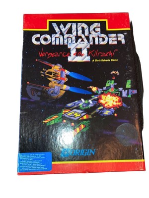 VIDEO GAME Wing Commander II 2 Vengeance of the Kilrachi IBM 3.5" Disks ...
