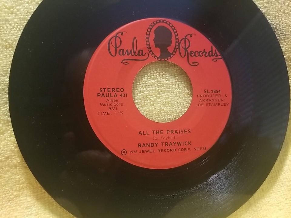 RANDY TRAYWICK (TRAVIS) She's My Woman/All The Praises COUNTRY 1978 ...