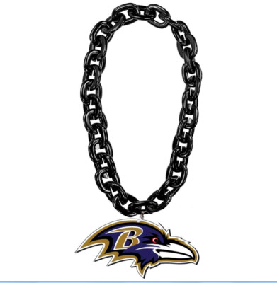 Baltimore Ravens Black Foam Fan Chain | eBay