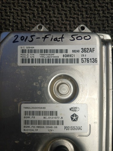 15 16 17 FIAT 500 1.4L Engine Control Module PCM ECM ECU Brain ...