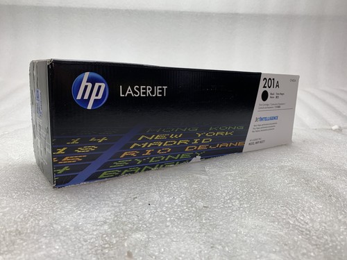 New Genuine HP 201A CF400A Black Toner Print Cartridge - Factory Sealed ...
