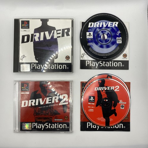 Driver 1 & 2 | Ps1 | Complete Game + Manuals + Case | eBay