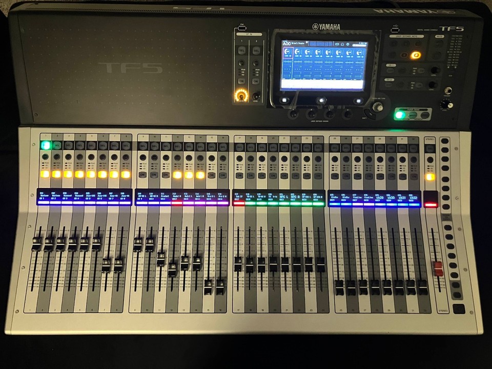 Yamaha TF5 Digital Mixing Console 48-Channel Input Studio Mixer ...