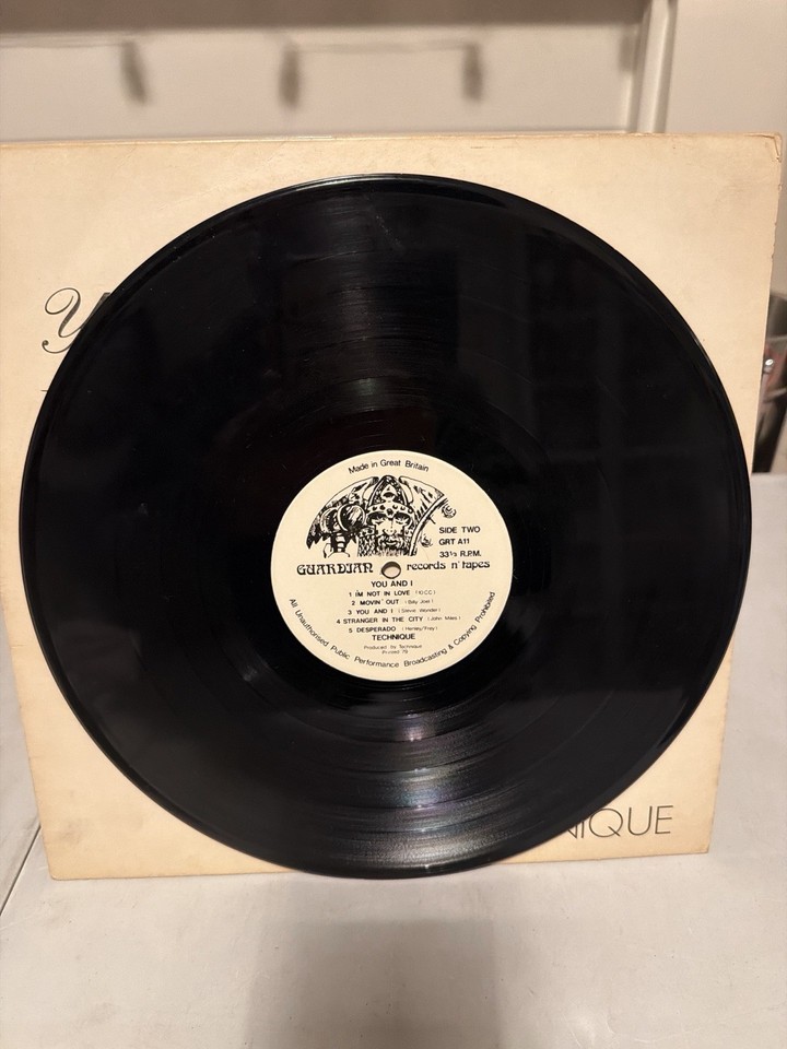 VERY RARE VINYL LP TECHNIQUE YOU AND 1 GUARDIAN RECORDS N TAPES GRT A11 ...