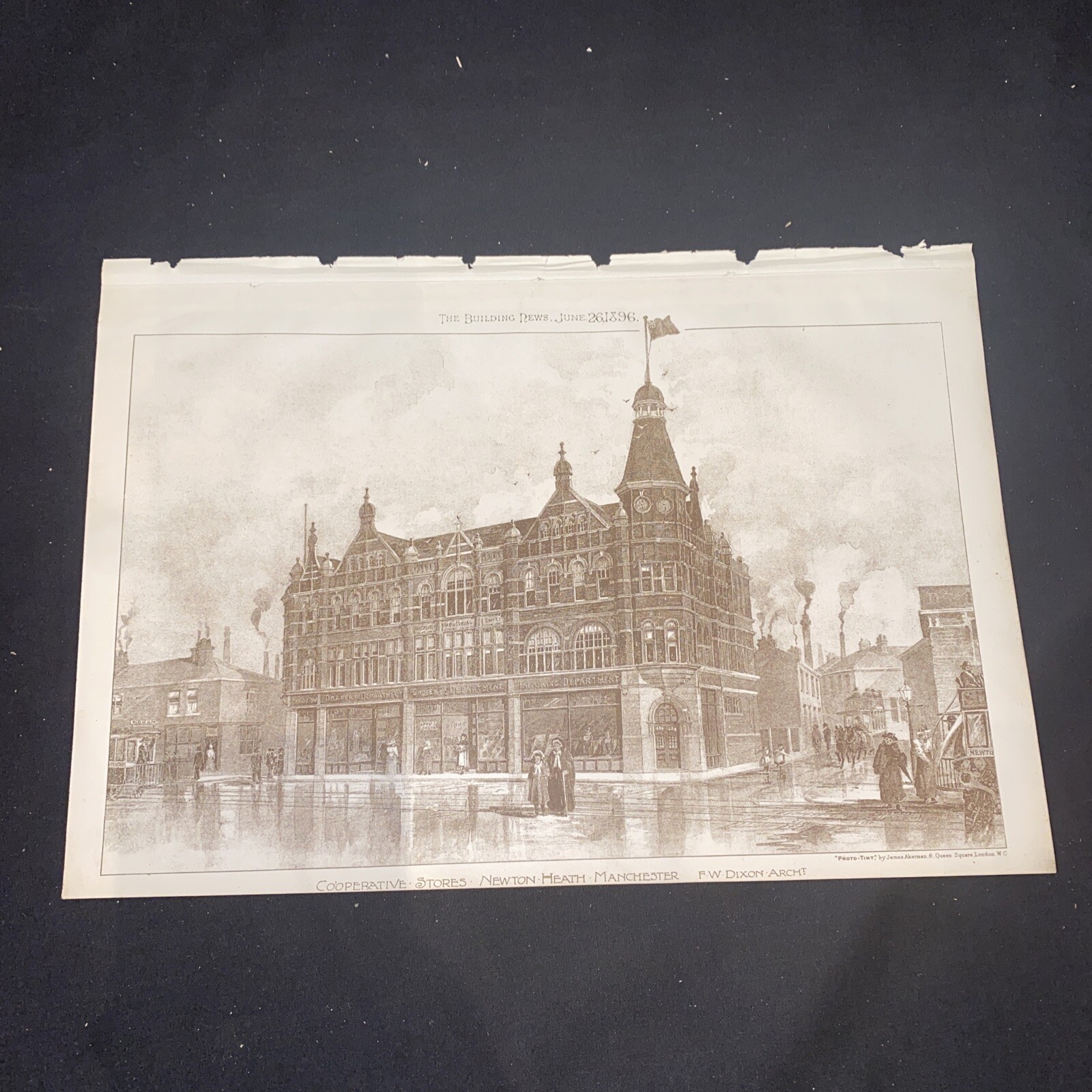 1896 cooperative stores newton heath manchester building news | eBay UK