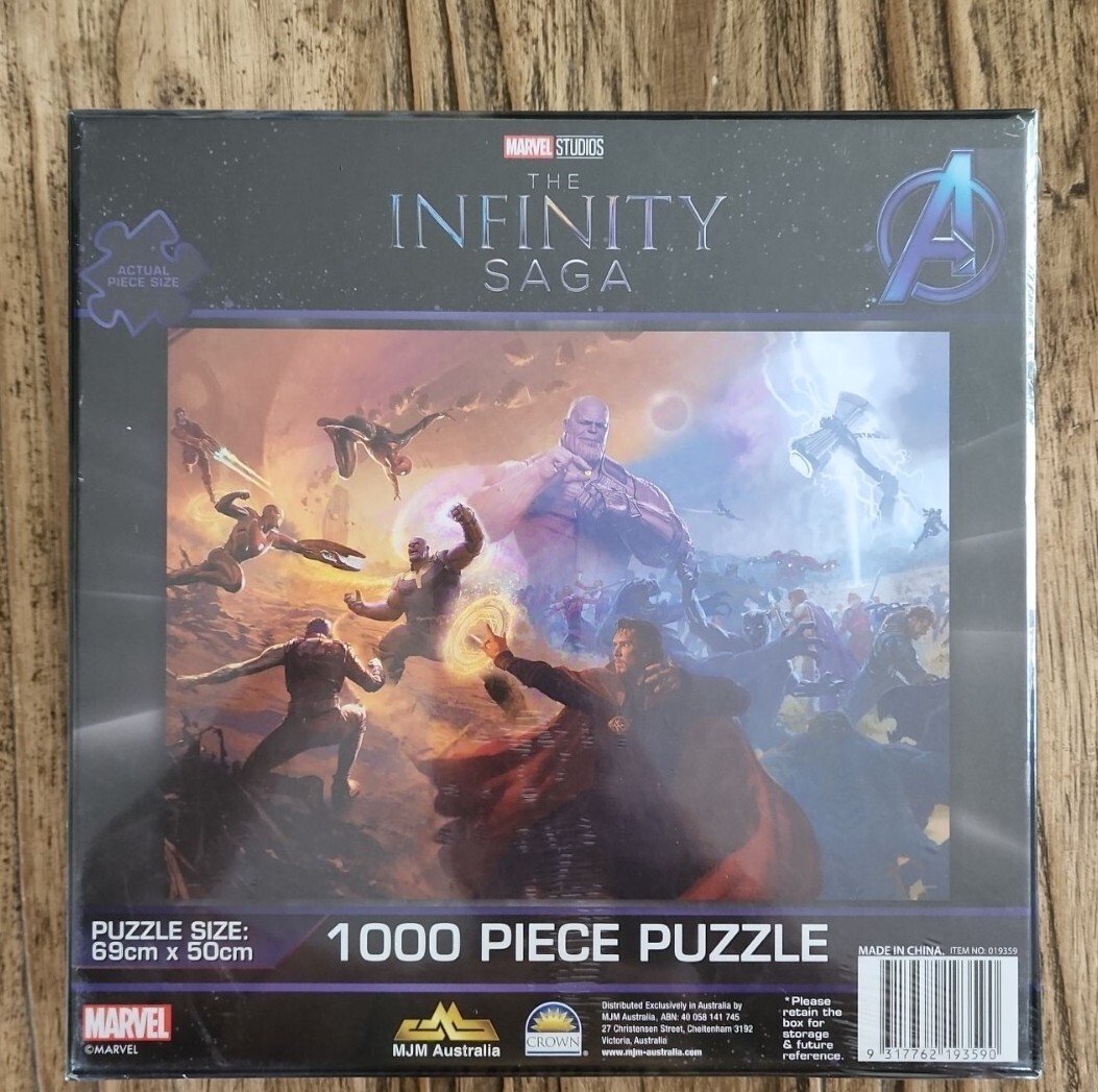 The Infinity Saga PUZZLE, 1000 piece puzzle - NEW & SEALED. Marvel ...