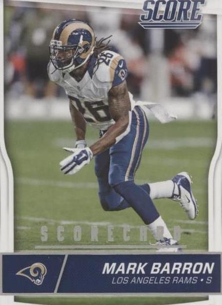 2016 Score - Mark Barron #299 Scorecard for sale online | eBay