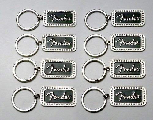 Fender Guitars Rhinestone Key Chains Lot of 8 Brand New - 8 Keychains ...