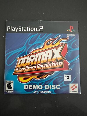 DDRMAX Dance Dance Revolution Max Demo Disc PlayStation 2 PS2 | eBay