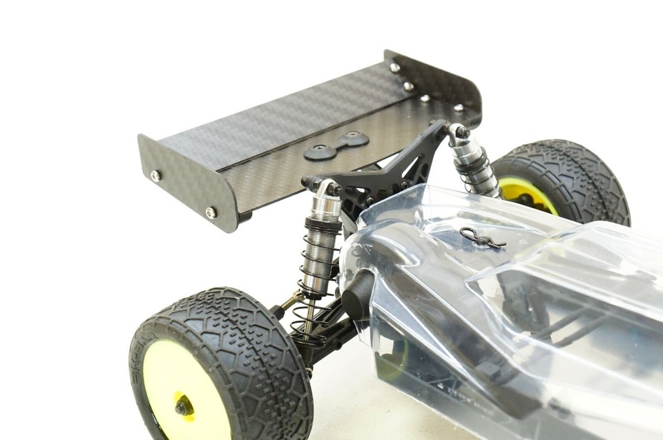 AJC Mods Upgrade Carbon Fiber Rear Wing Spoiler for Losi Mini-B 2.0 1/ ...