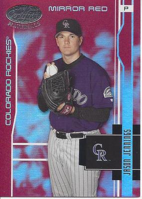 2003 Leaf Certified Materials Red Jason Jennings 60 Rockies 044/100 | eBay