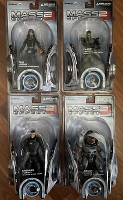 Bioware Mass Effect 2 S1 Figures - Grunt, Tali, Shepard, Thane *Brand ...