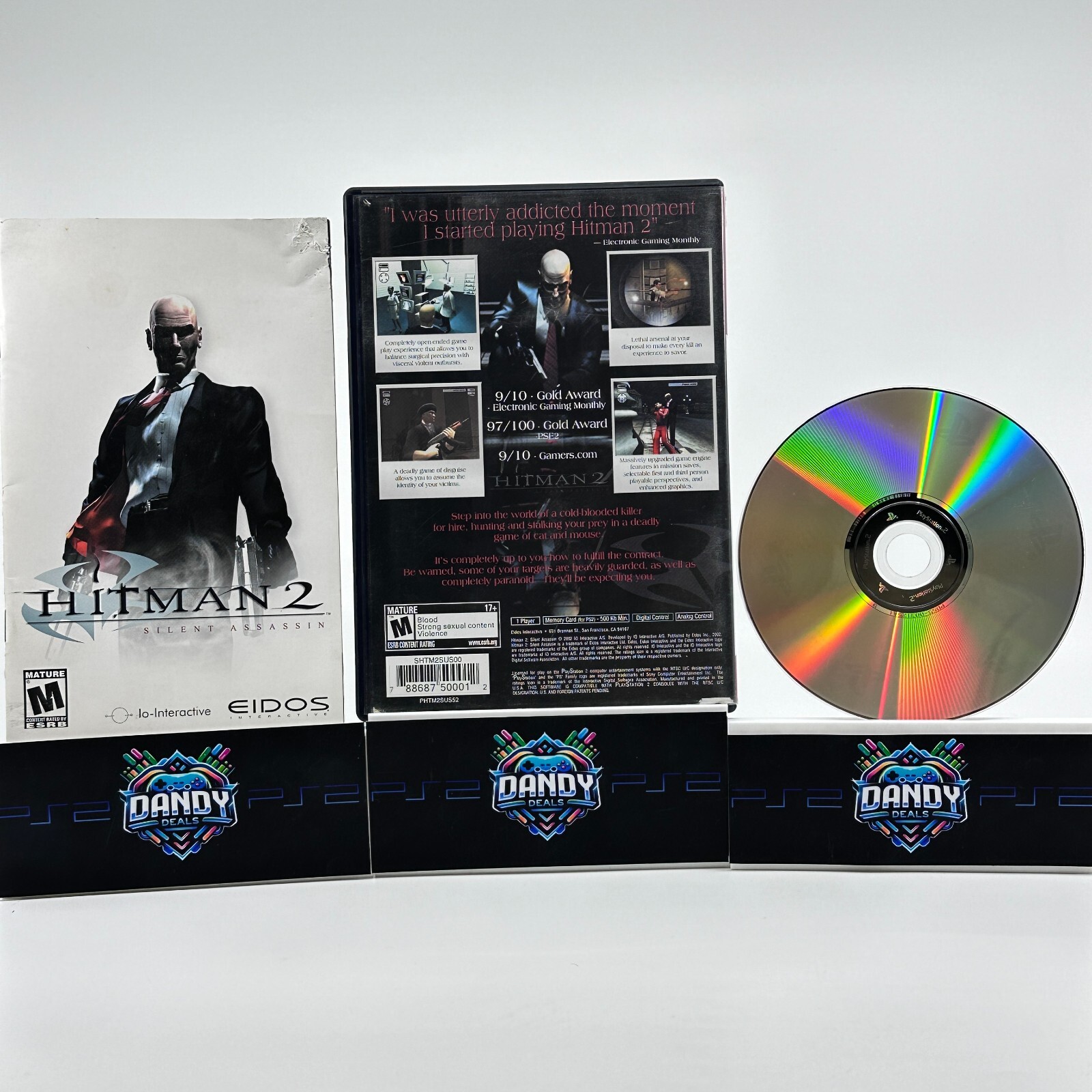 Hitman 2 PS2 : Silent Assassin Greatest Hits Tested CIB (Sony ...