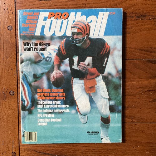 1982 Street & Smith’s Pro Football Yearbook * Ken Anderson* Cincinnati ...