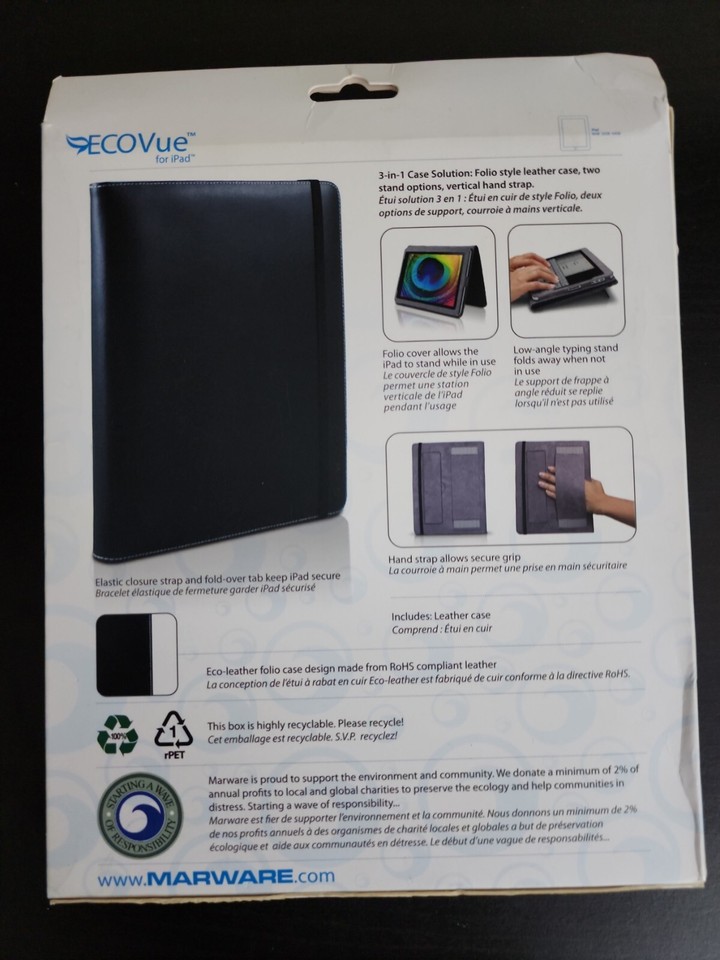 MARWARE Eco-Vue iPad Case; Brand New in the Plastic Wrap | eBay