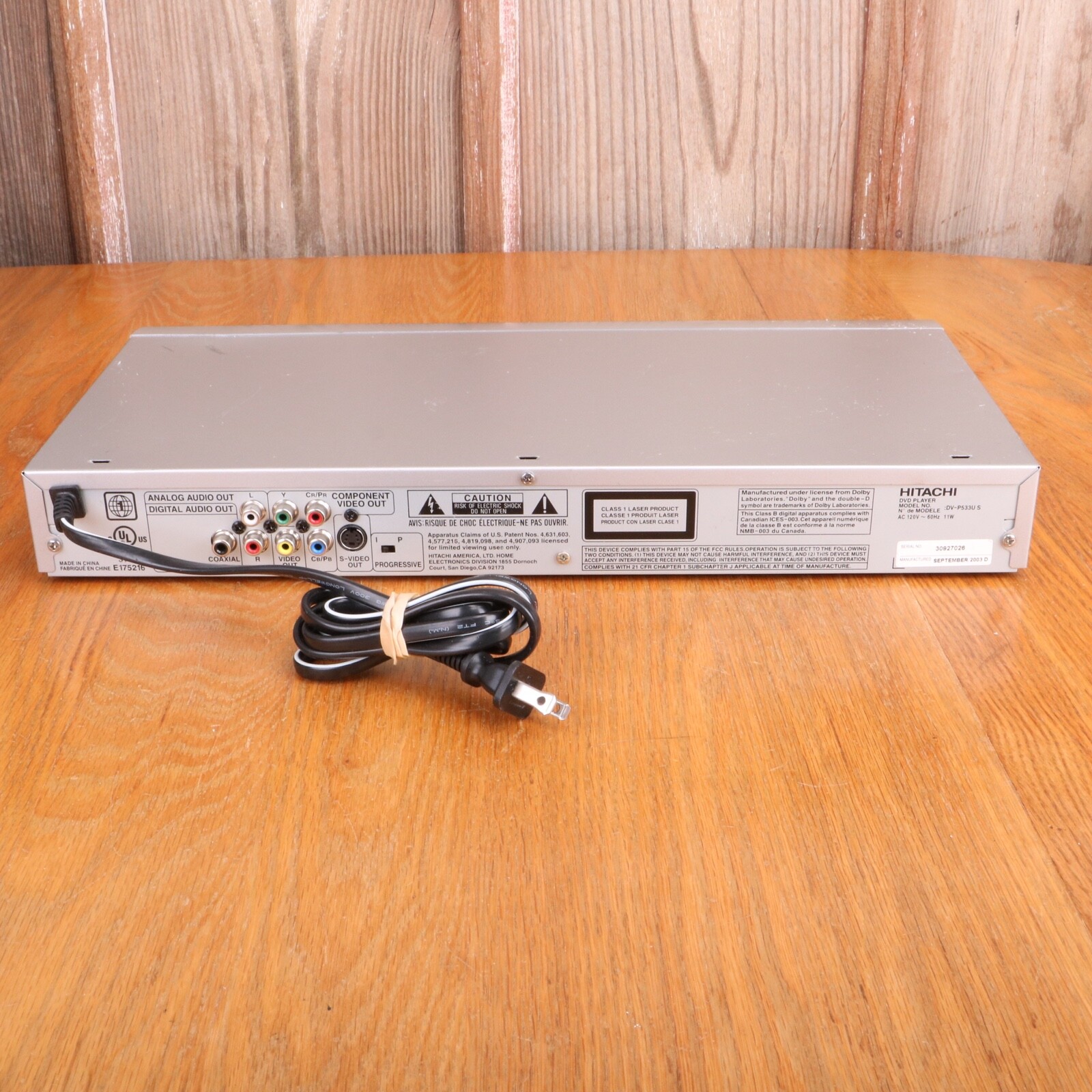 Hitachi DV-P533U DVD Player for sale online | eBay