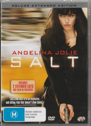 Salt DVD Brand New and Sealed Region 4 Angelina Jolie Lieve Schreiber ...