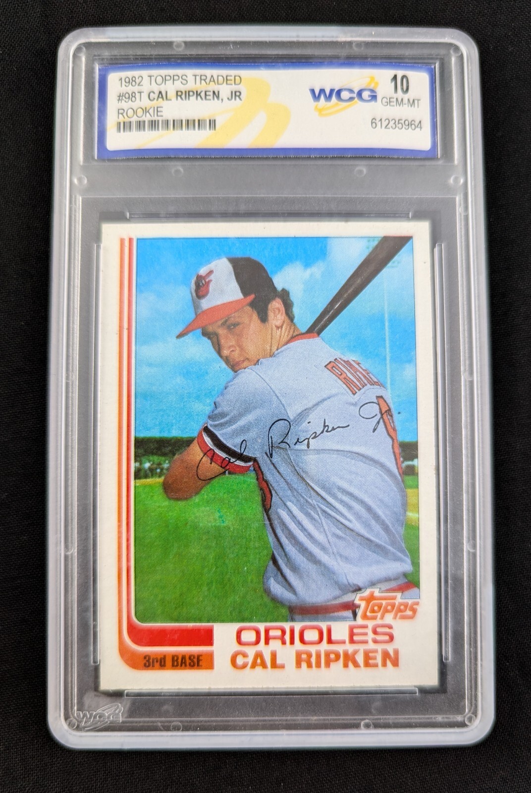 1982 Topps Traded Cal Ripken Jr Rookie Card #98T Baltimore Orioles WCG ...