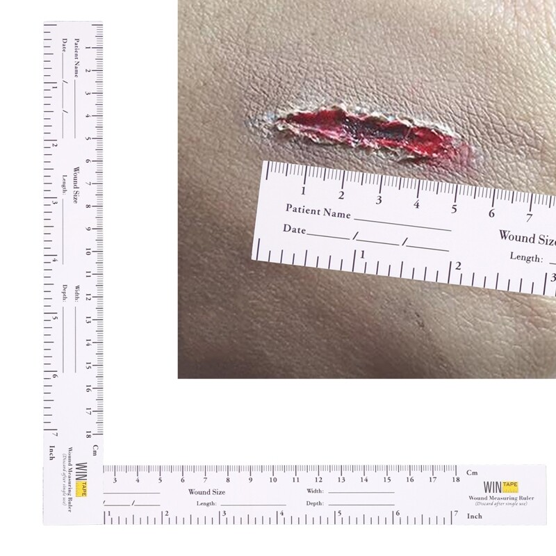 Disposable Wound Measuring Ruler Educare Measuring Tape Wound ...