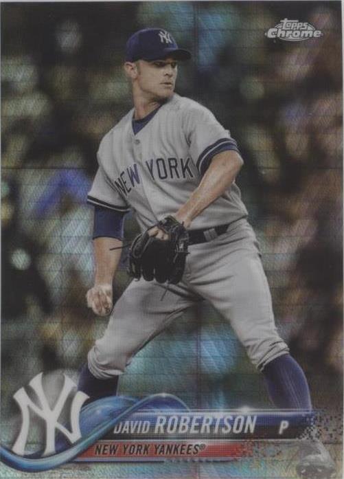 2018 Topps Chrome - David Robertson #112 Prism Refractor for sale ...