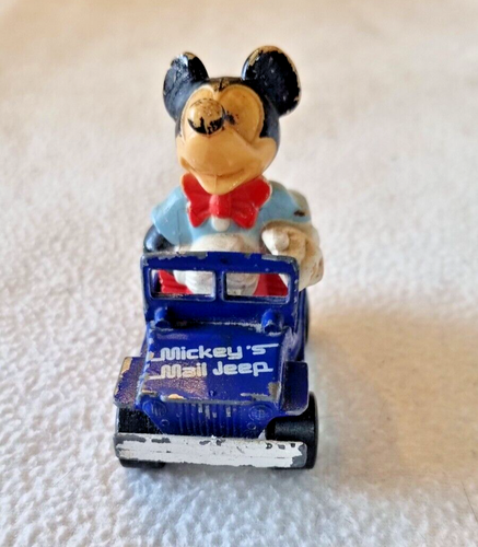 vintage Matchbox Mickey mouse figurine in Mail Jeep approx 6.5cm | eBay