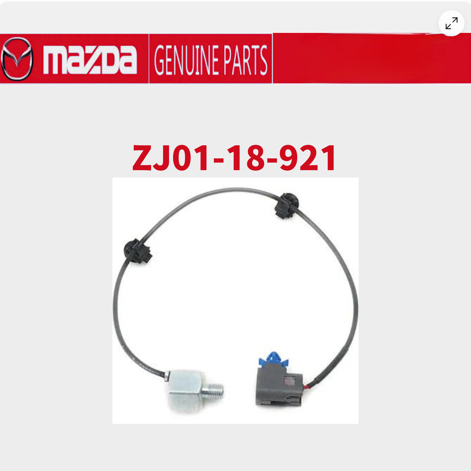 MAZDA Genuine Mazda3 Mazda2 Axela Demio KNOCK SENSOR ZJ0118921 ZJ01-18 ...