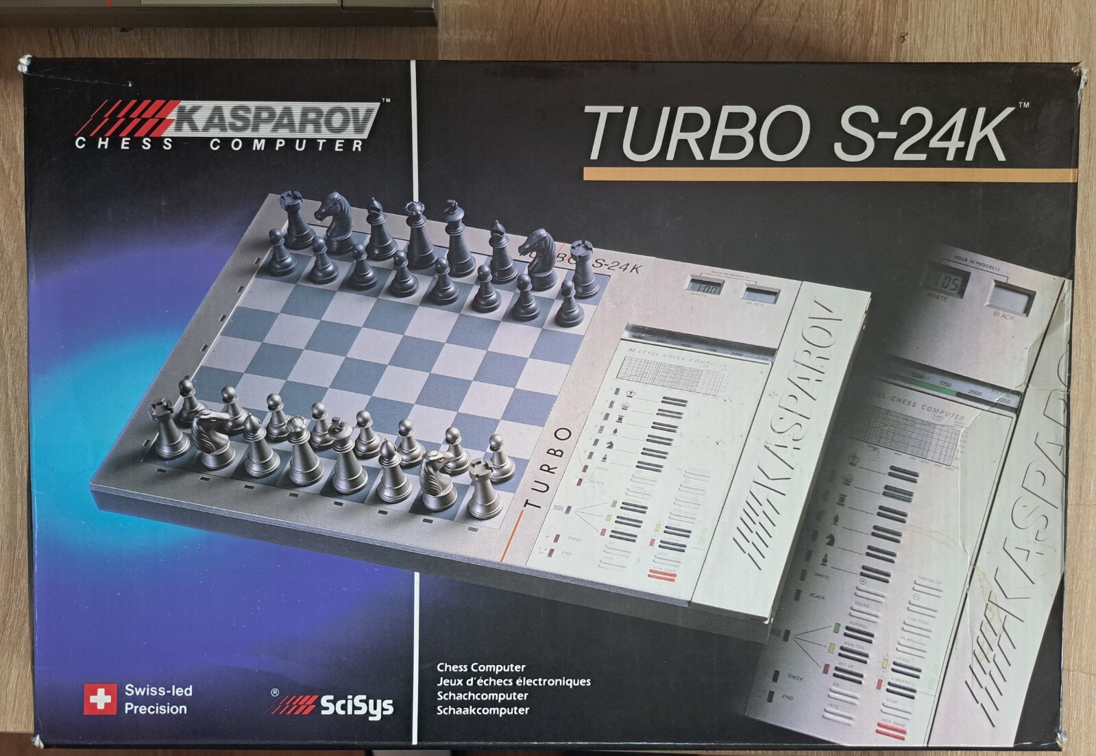 Vintage SCISYS Kasparov Turbo S-24K Electronic Chess Computer 280 for ...