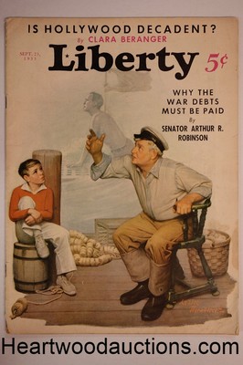 Liberty Sep 23, 1933 Patterson Dial; Richard Connell; Frederick L ...