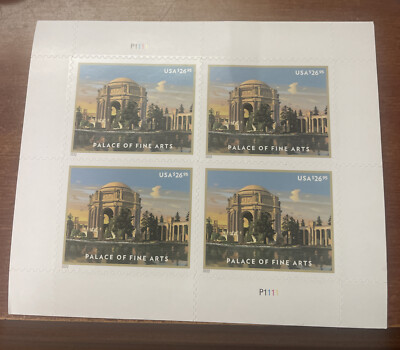 US Express Mail Stamps # 5667 $26.95 Palace of Fine Arts VF MNH block ...