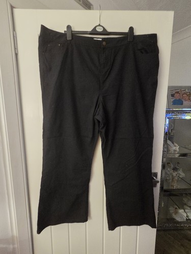 Plus Size 26 Black Denim Bootcut Jeans New Look Curves Range Vgc | eBay UK