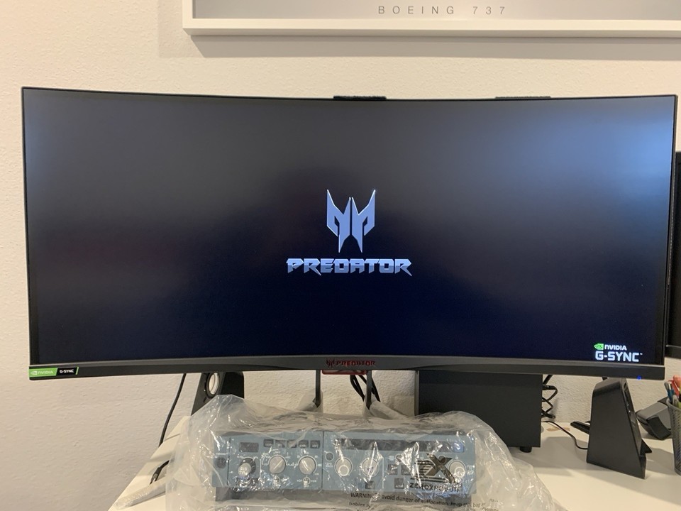 Acer Predator X34 34" 21:9 120 Hz QHD Ultrawide Curved Gaming Monitor ...
