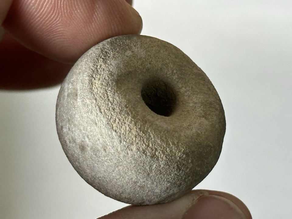 INCREDIBLE FORT ANCIENT GAME STONE DISC DISCOIDAL FEURT SITE SCIOTO CO ...